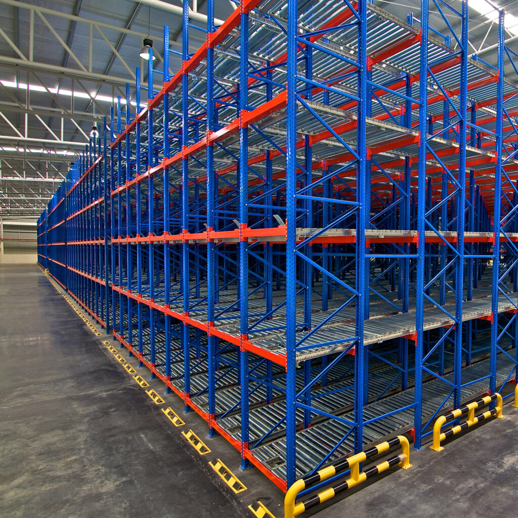 Gravity Flow Pallet Racks in Portland | Lenokers